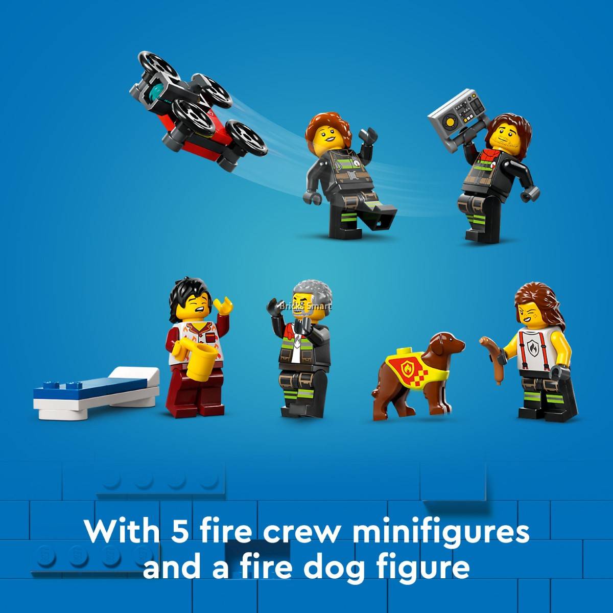 LEGO 60414 City Fire Station with Fire Truck Building Toy Set