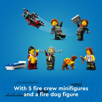 LEGO 60414 City Fire Station with Fire Truck Building Toy Set