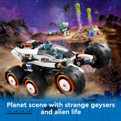 LEGO 60431 City Space Explorer Rover and Alien Life Building Toy Set