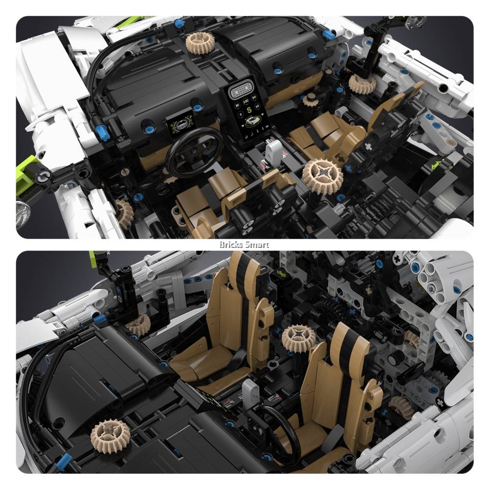 CaDA Master Fantasma Sports Car 1:8 C61048W Block Toy Set (4346 Pieces)