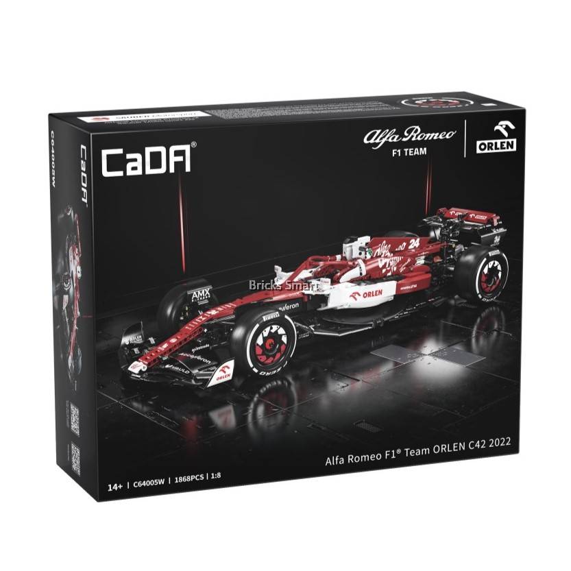 CaDA Alfa Romeo F1 Team ORLEN C42 1:8 C64005W Block Toy Set (1868 Pieces)