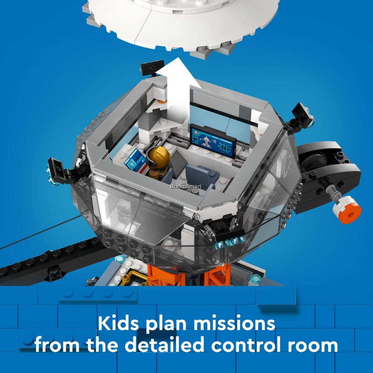 LEGO 60434 City Space Base and Rocket Launchpad Building Toy Set