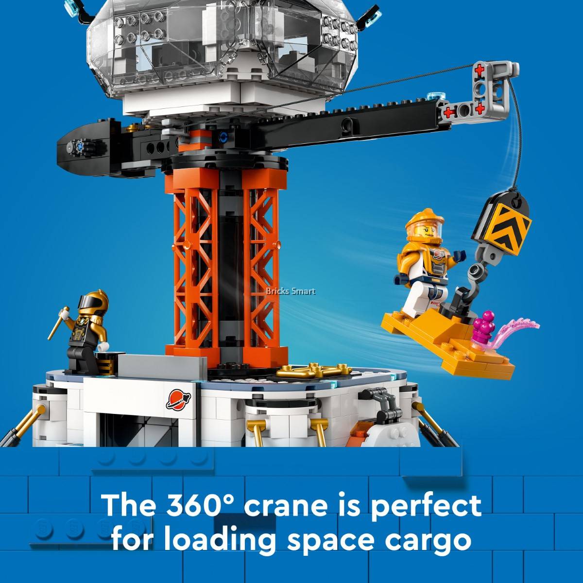 LEGO 60434 City Space Base and Rocket Launchpad Building Toy Set