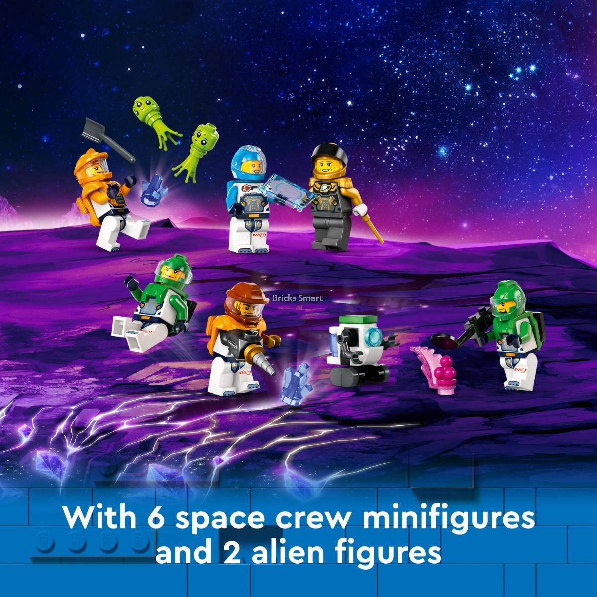 LEGO 60434 City Space Base and Rocket Launchpad Building Toy Set