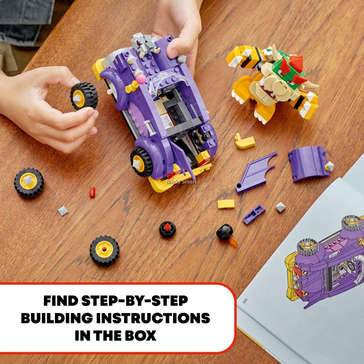 LEGO 71431 Super Mario Bowser's Muscle Car Expansion Set Building Toy Set