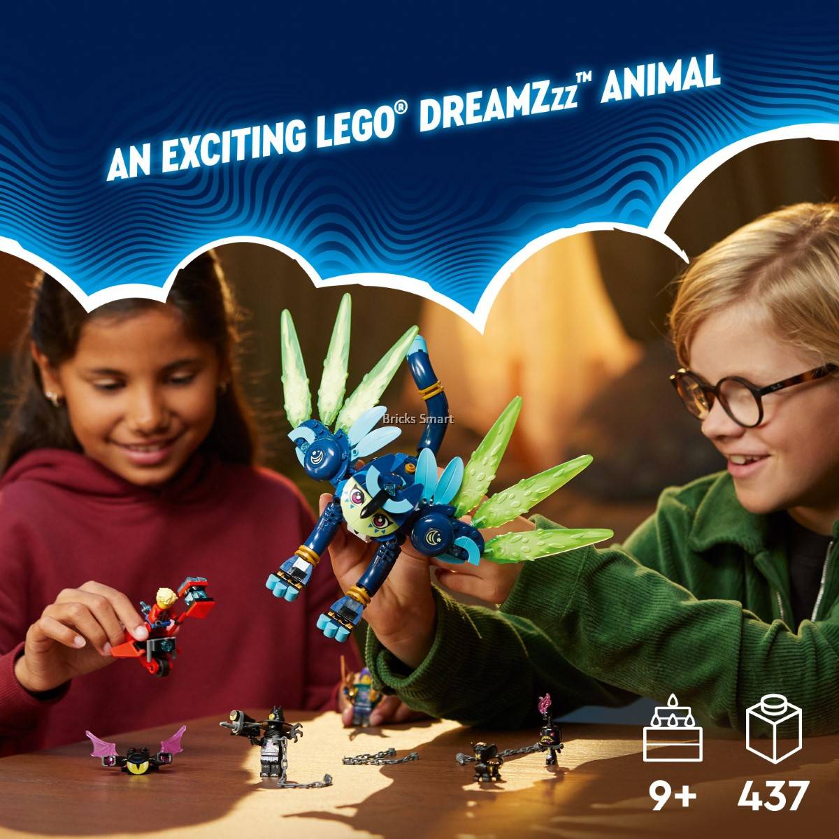 LEGO 71476 DREAMZzz Zoey and Zian the Cat Owl Building Toy Set
