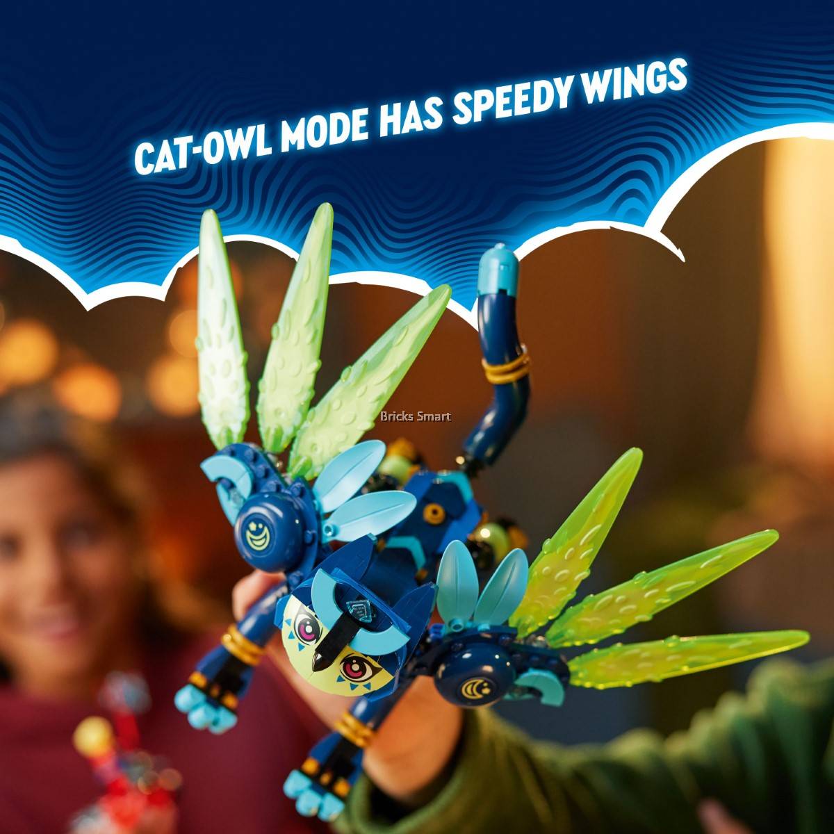 LEGO 71476 DREAMZzz Zoey and Zian the Cat Owl Building Toy Set