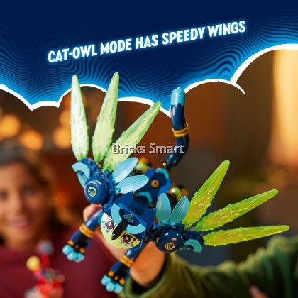 LEGO 71476 DREAMZzz Zoey and Zian the Cat Owl Building Toy Set
