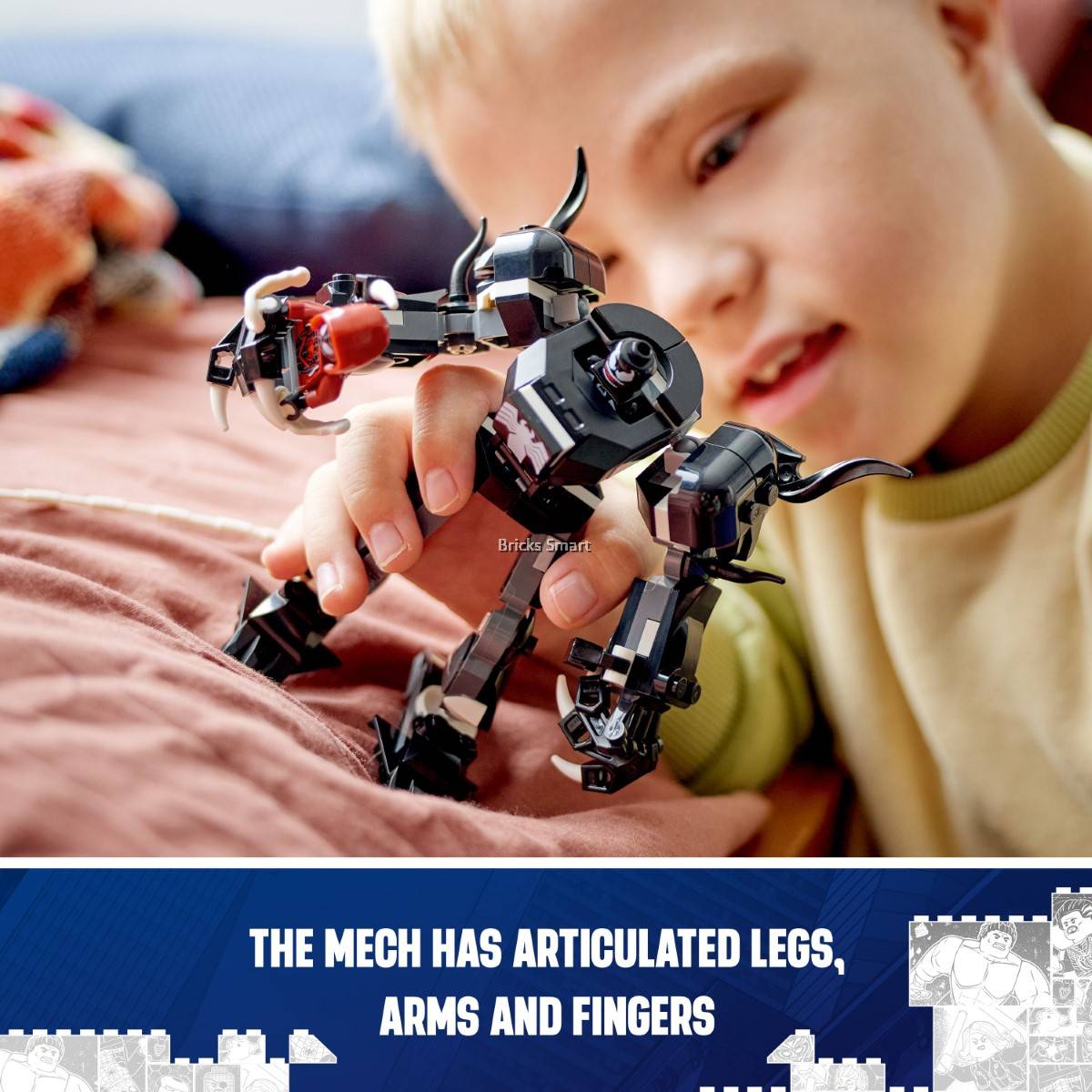 LEGO 76276 Marvel Venom Mech Armor vs. Miles Morales Building Toy Set