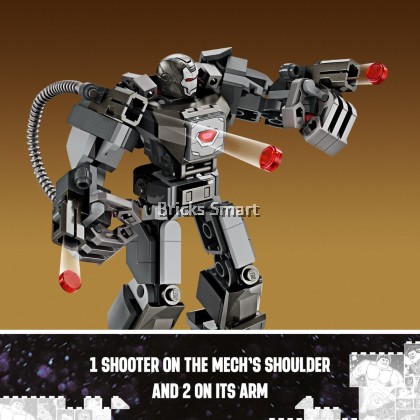 LEGO 76277 Marvel War Machine Mech Armor Building Toy Set