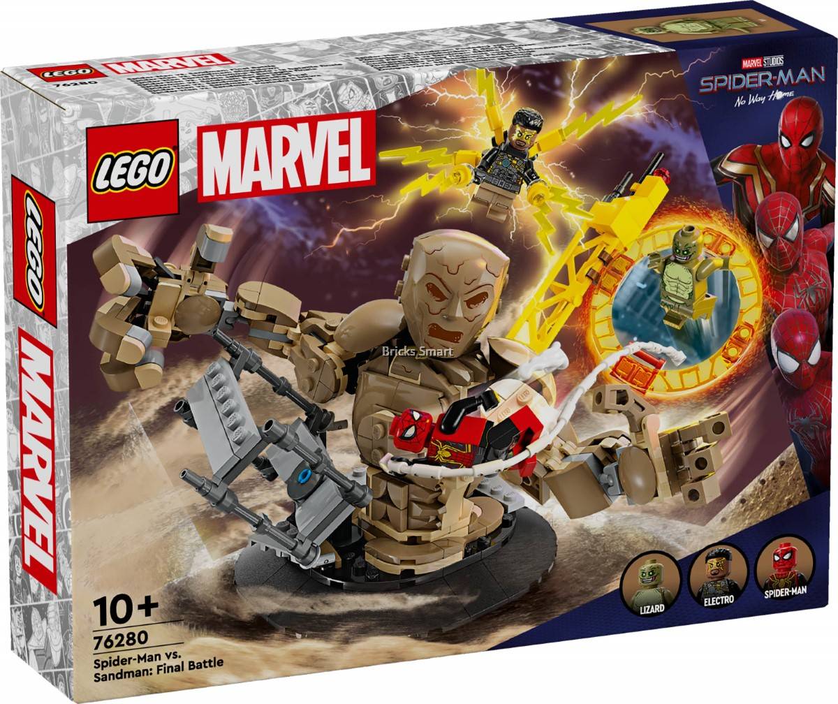 LEGO 76280 Marvel Spider-Man vs. Sandman: Final Battle Building Toy Set
