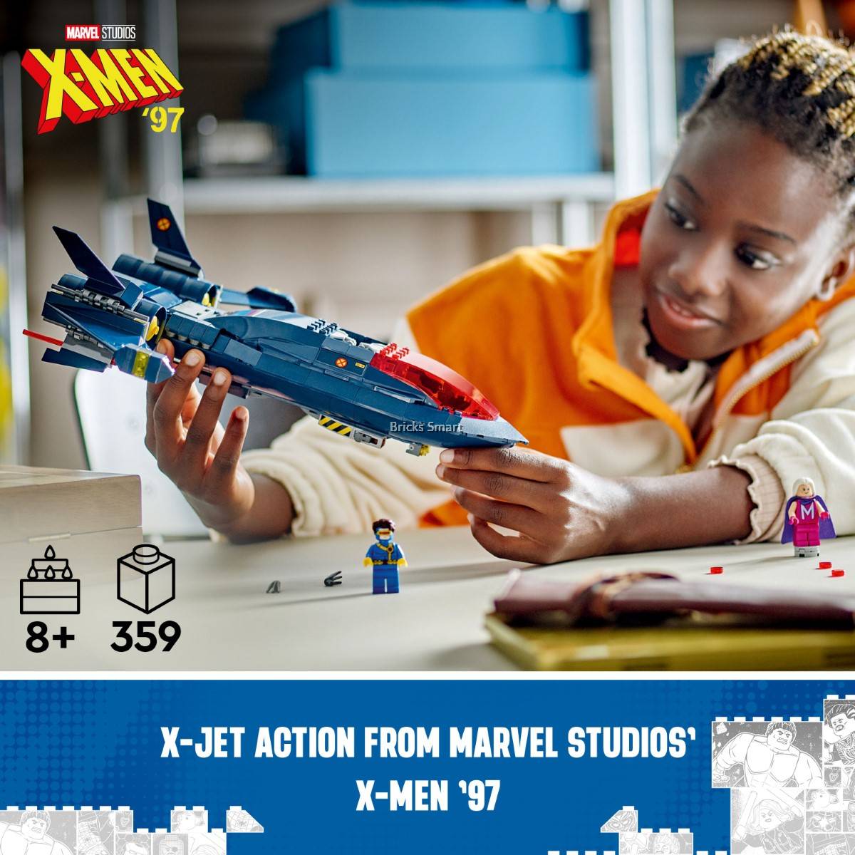 LEGO 76281 Marvel X-Men X-Jet Building Toy Set