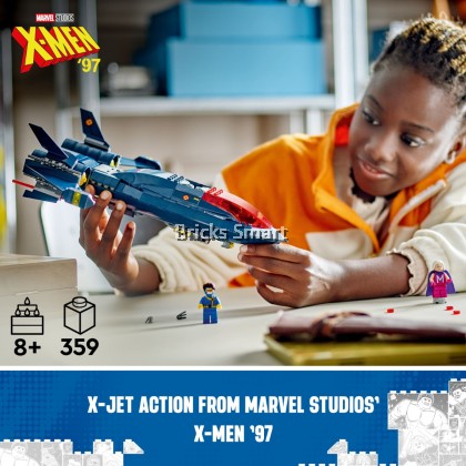LEGO 76281 Marvel X-Men X-Jet Building Toy Set