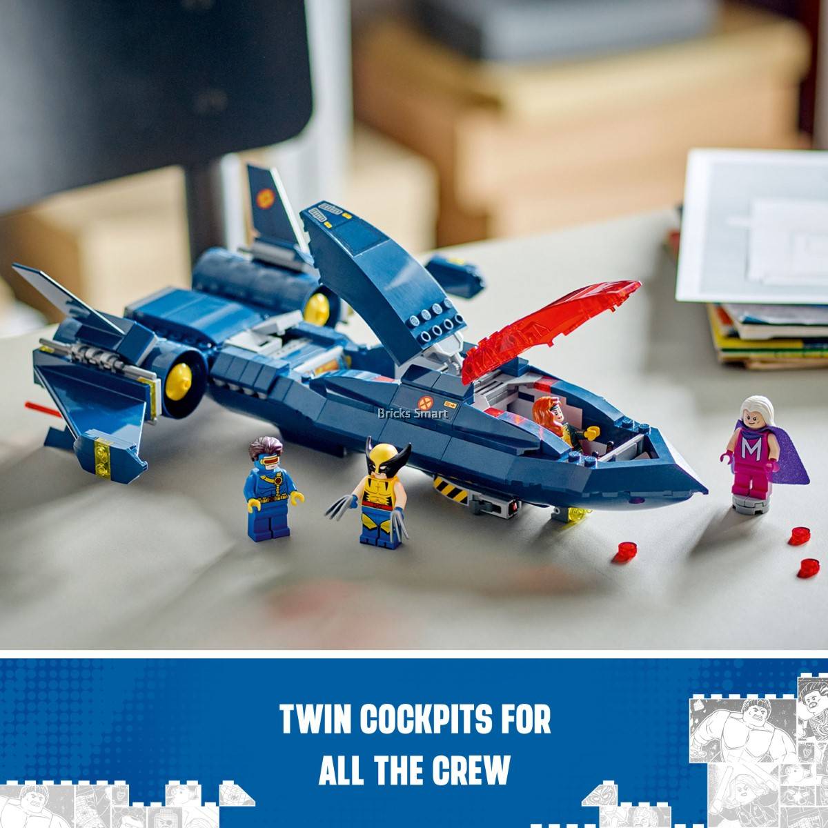LEGO 76281 Marvel X-Men X-Jet Building Toy Set