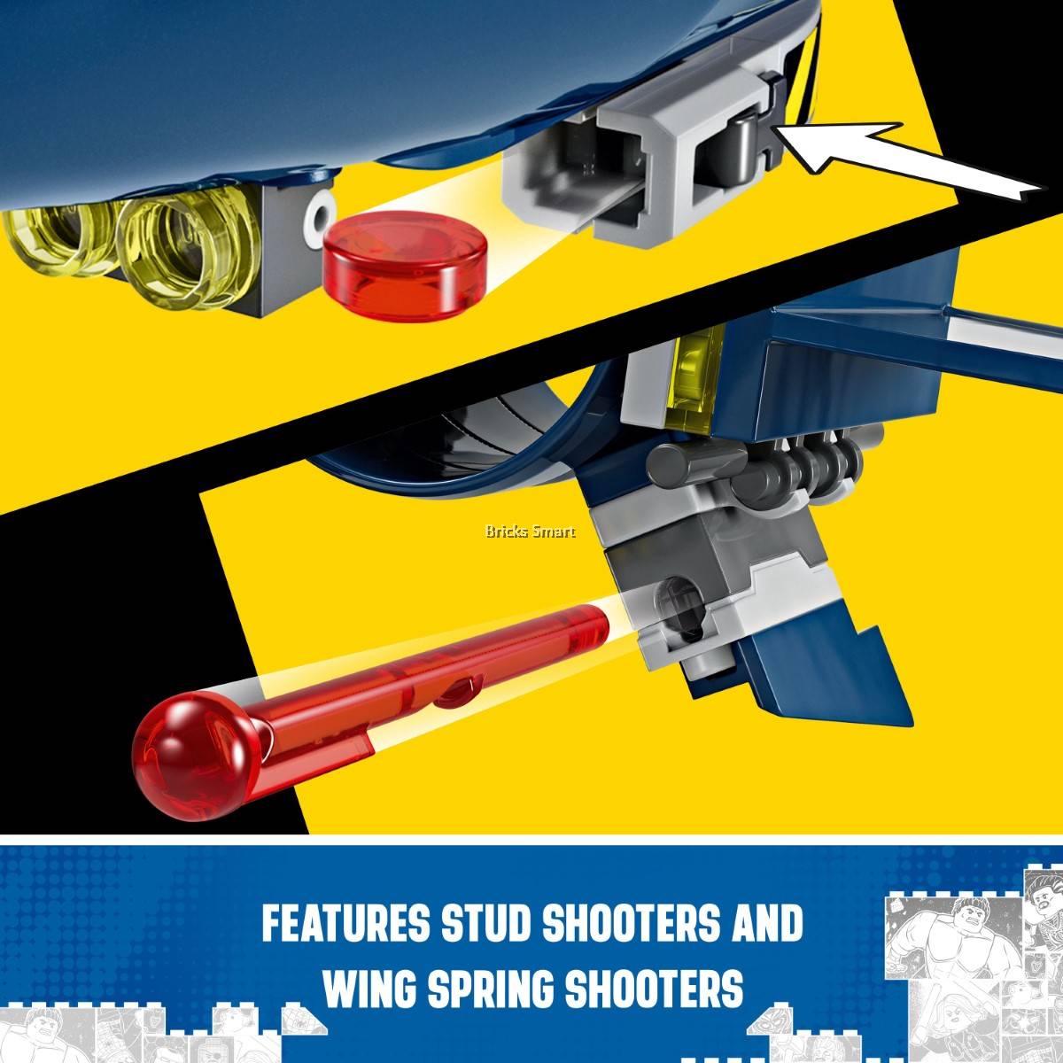 LEGO 76281 Marvel X-Men X-Jet Building Toy Set