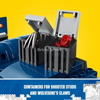 LEGO 76281 Marvel X-Men X-Jet Building Toy Set