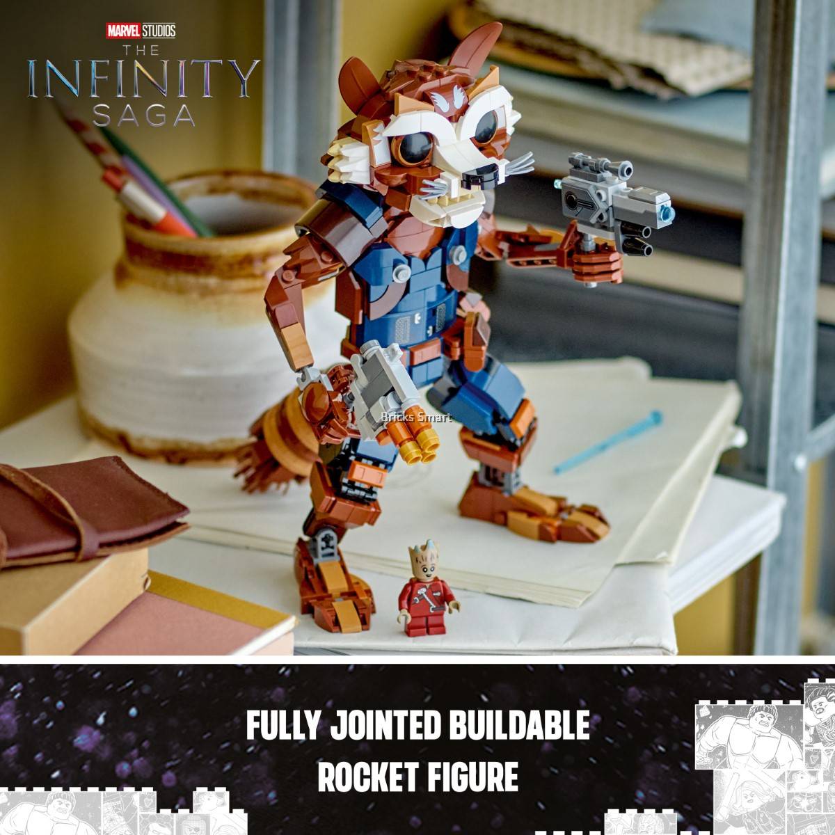 LEGO 76282 Marvel Rocket & Baby Groot Building Toy Set