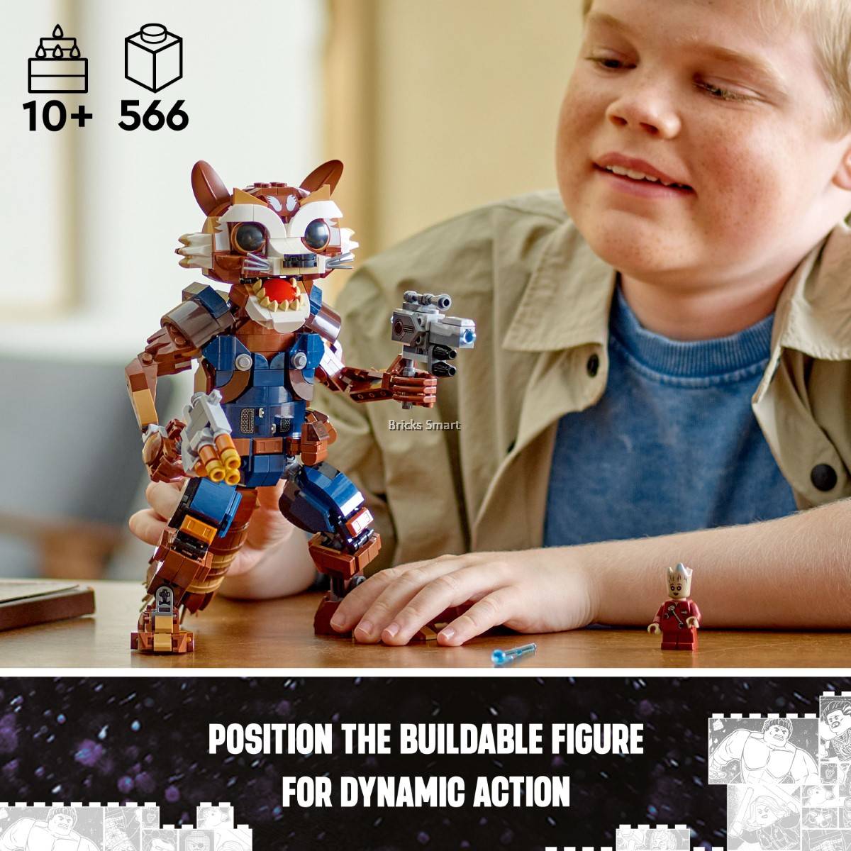 LEGO 76282 Marvel Rocket & Baby Groot Building Toy Set