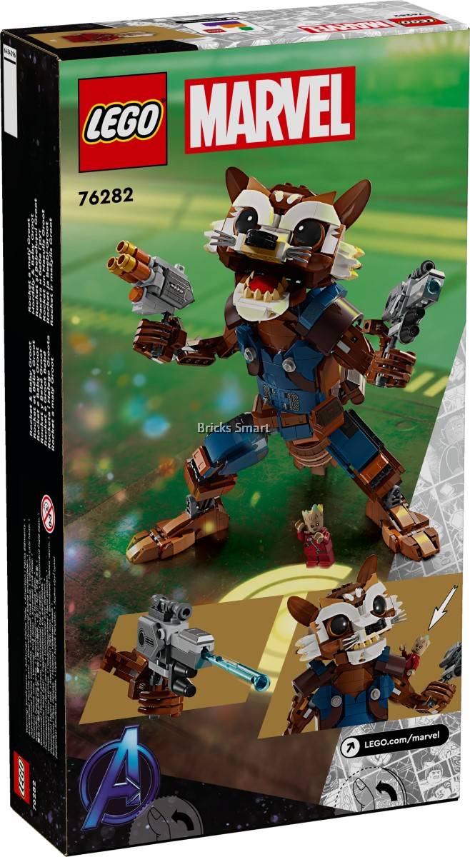 LEGO 76282 Marvel Rocket & Baby Groot Building Toy Set
