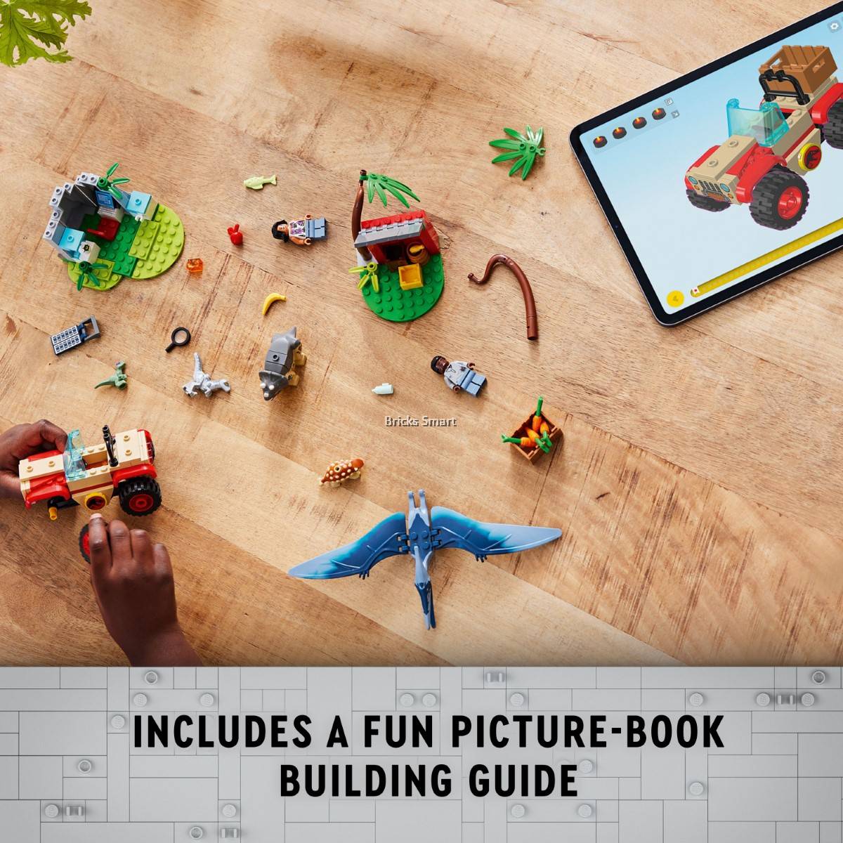 LEGO 76963 Jurassic World Baby Dinosaur Rescue Center Building Toy Set