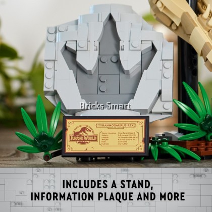 LEGO 76964 Jurassic World Dinosaur Fossils: T. rex Skull Building Toy Set