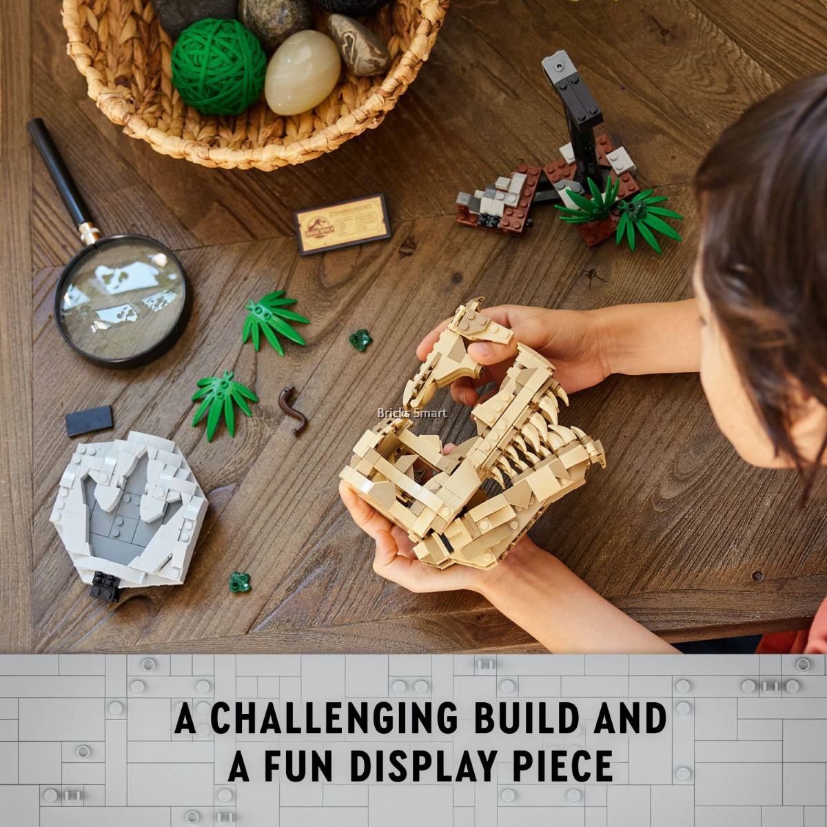 LEGO 76964 Jurassic World Dinosaur Fossils: T. rex Skull Building Toy Set