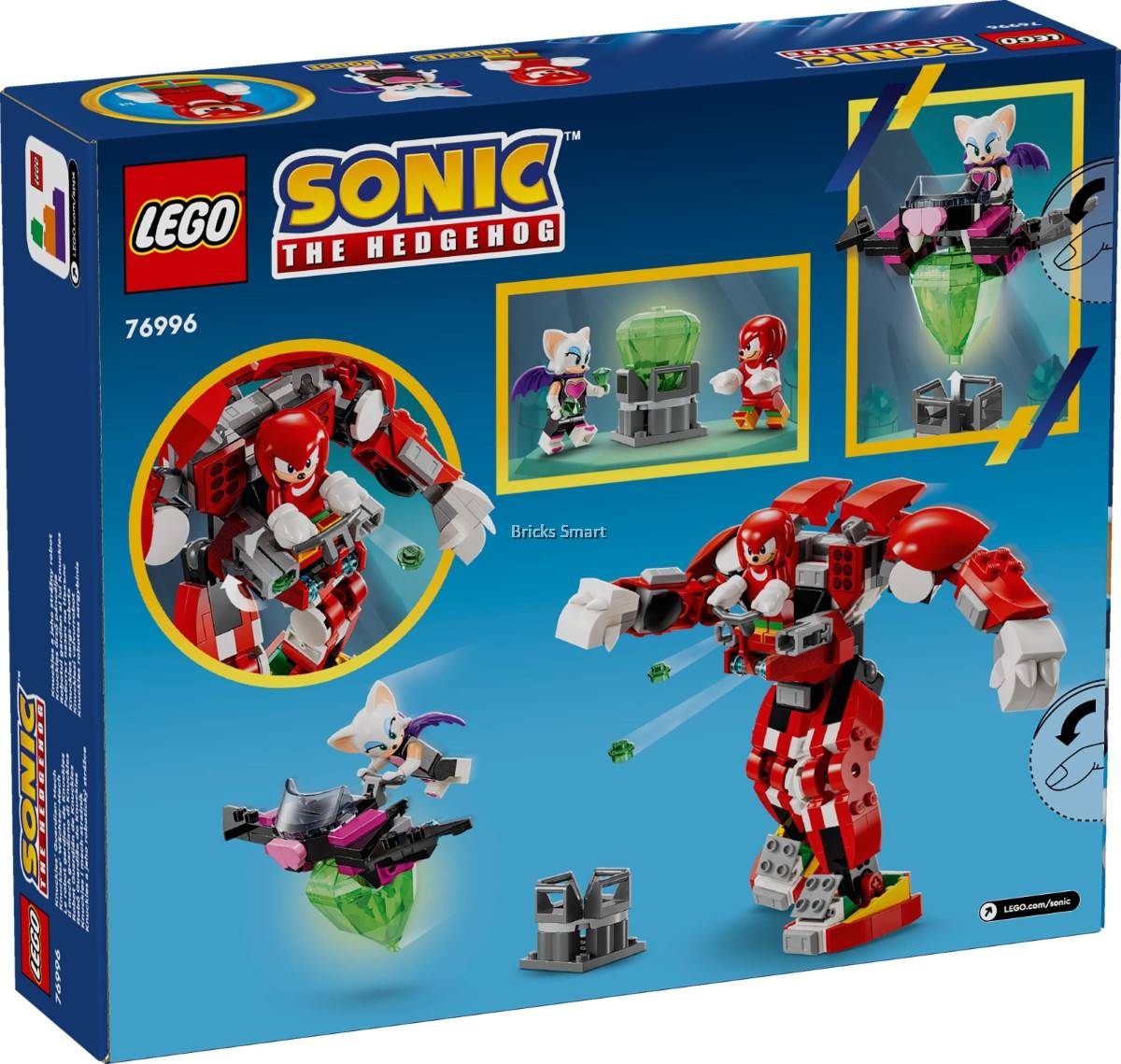 LEGO 76996 Sonic Knuckles' Guardian Mech Building Toy Set