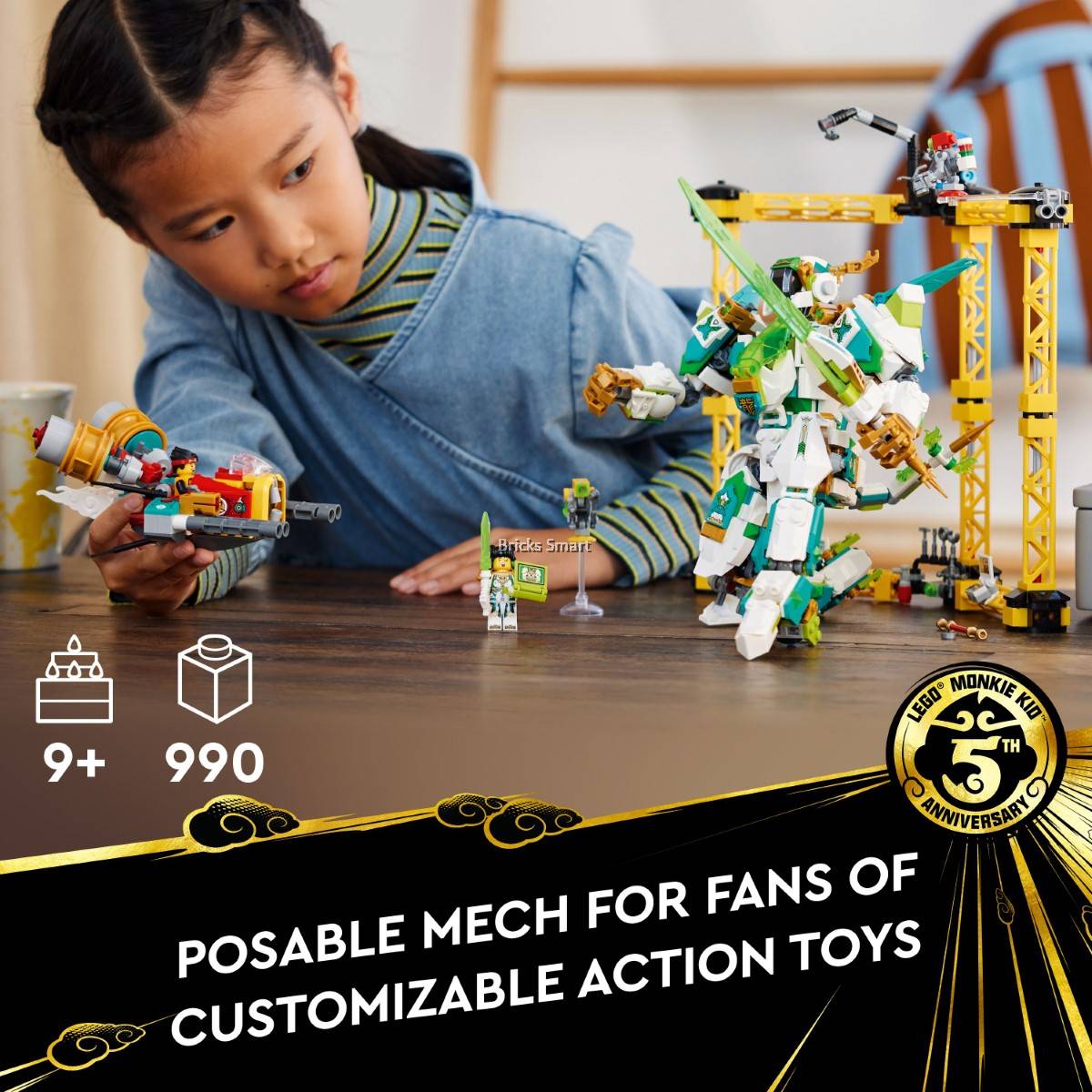 LEGO 80053 Monkie Kid Mei's Dragon Mech Building Toy Set