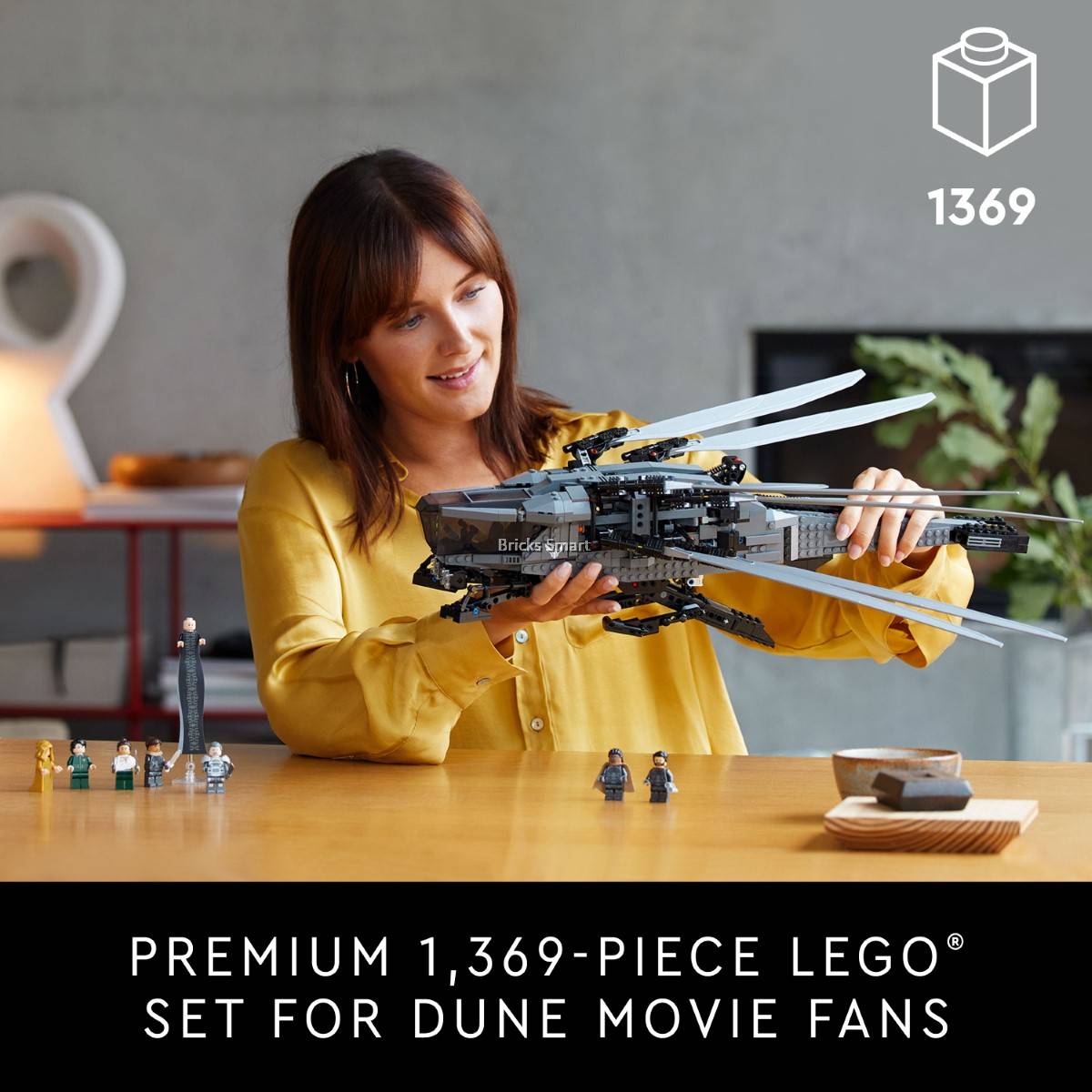 LEGO 10327 Icons Dune Atreides Royal Ornithopter Building Set