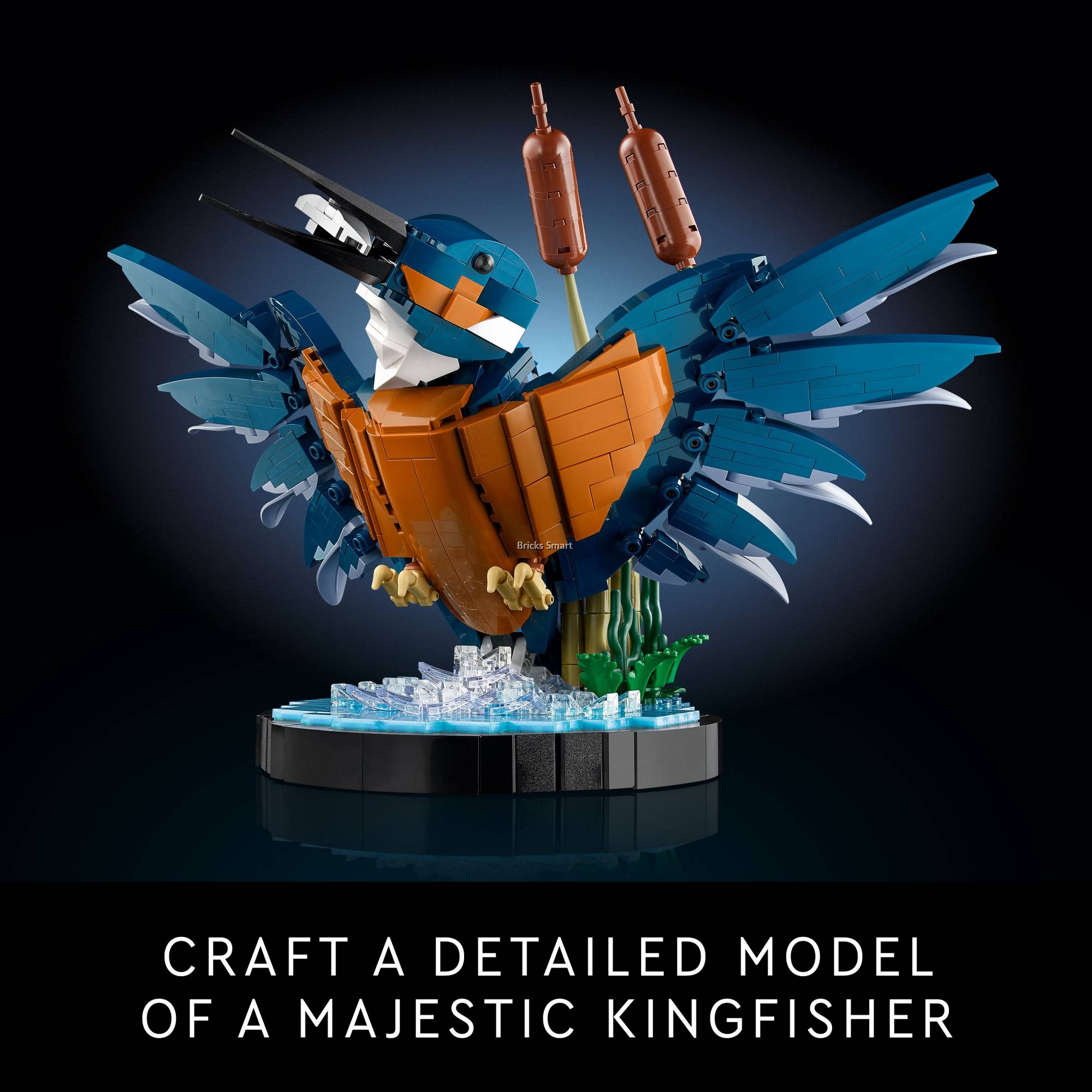 LEGO 10331 Icons Kingfisher Bird Building Set