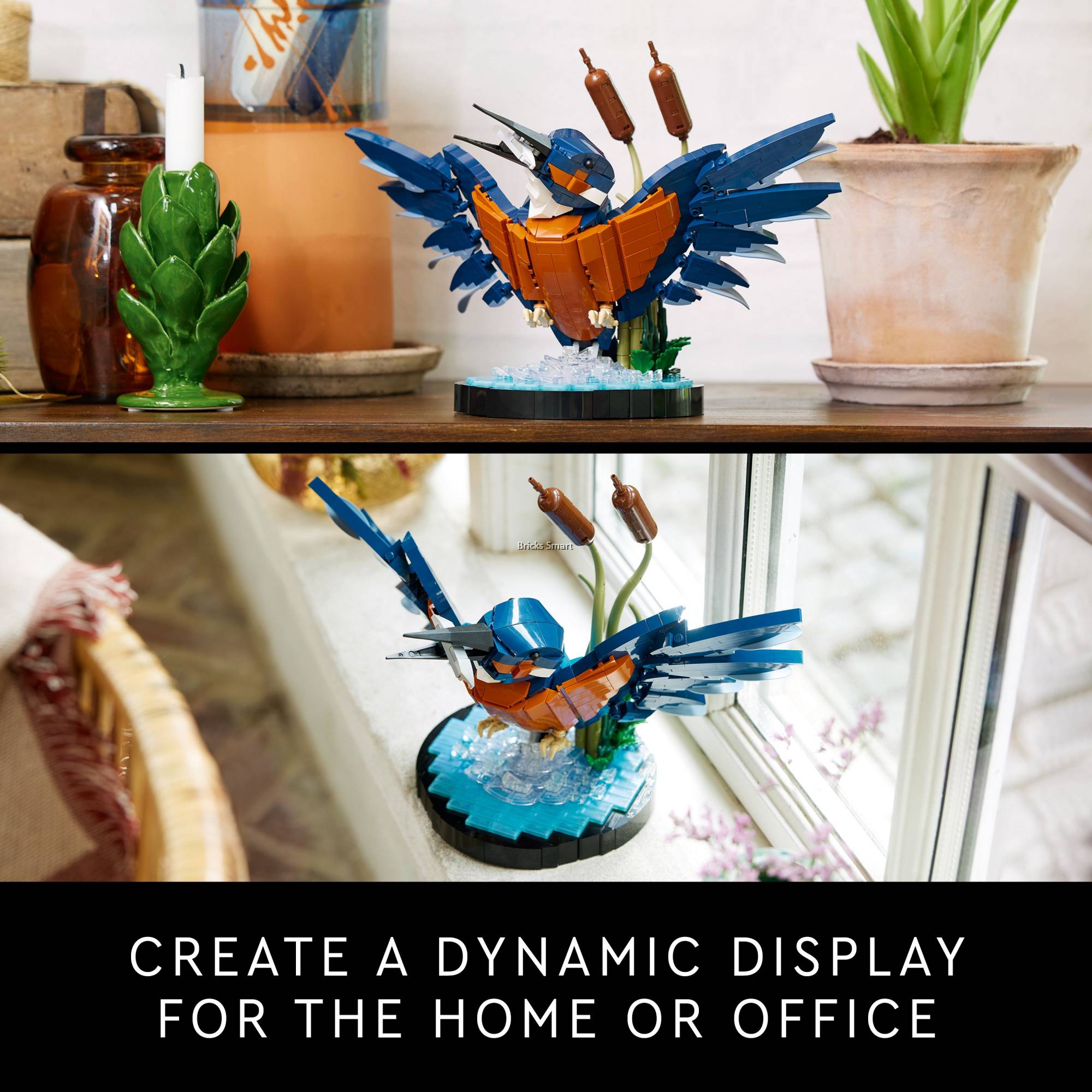 LEGO 10331 Icons Kingfisher Bird Building Set