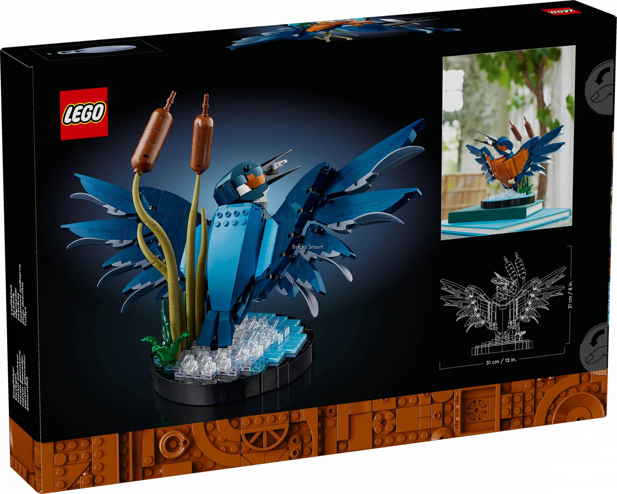 LEGO 10331 Icons Kingfisher Bird Building Set
