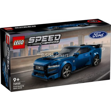 LEGO 76920 Speed Champions Ford Mustang Dark Horse Sports Car Building ...