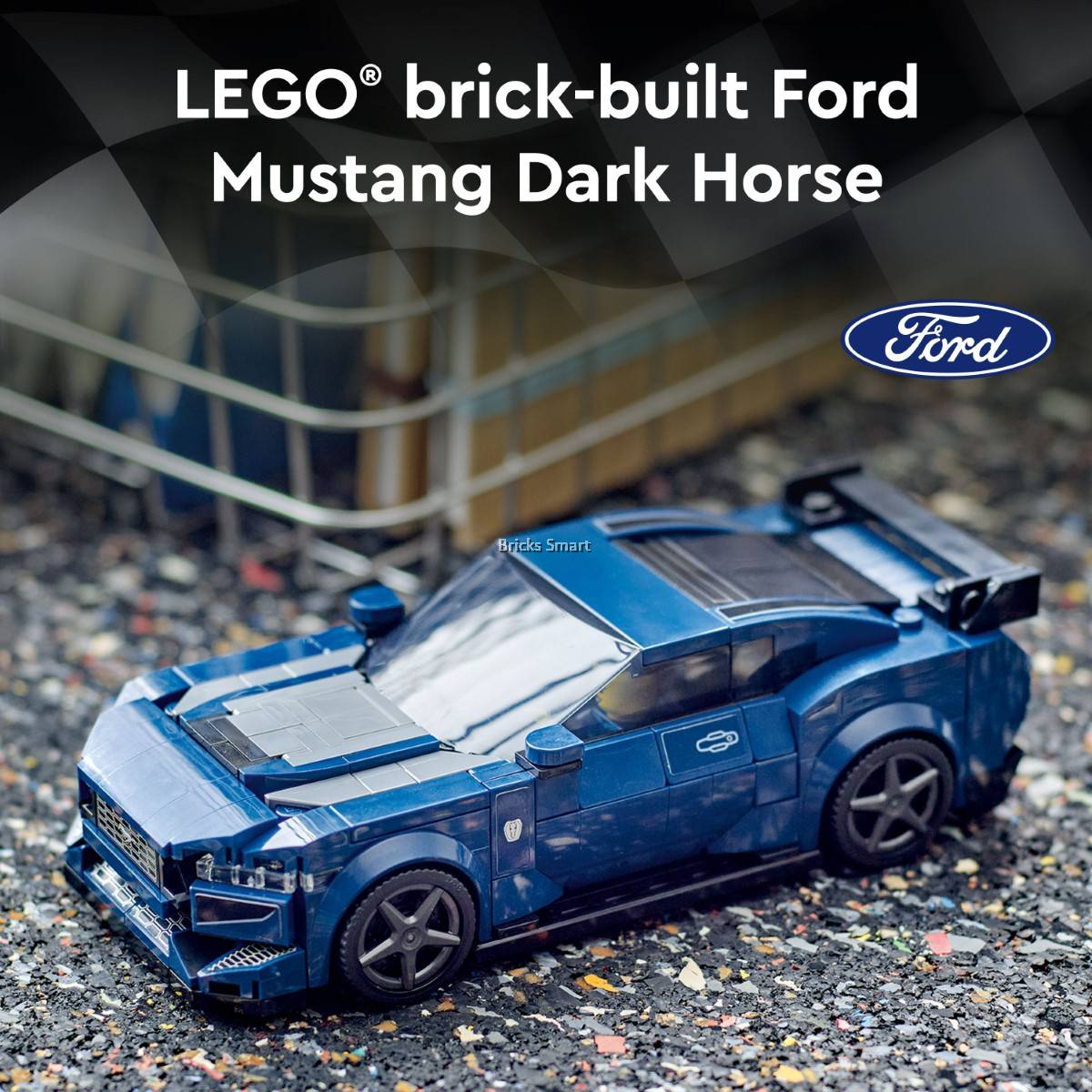 LEGO 76920 Speed Champions Ford Mustang Dark Horse Sports Car Building ...