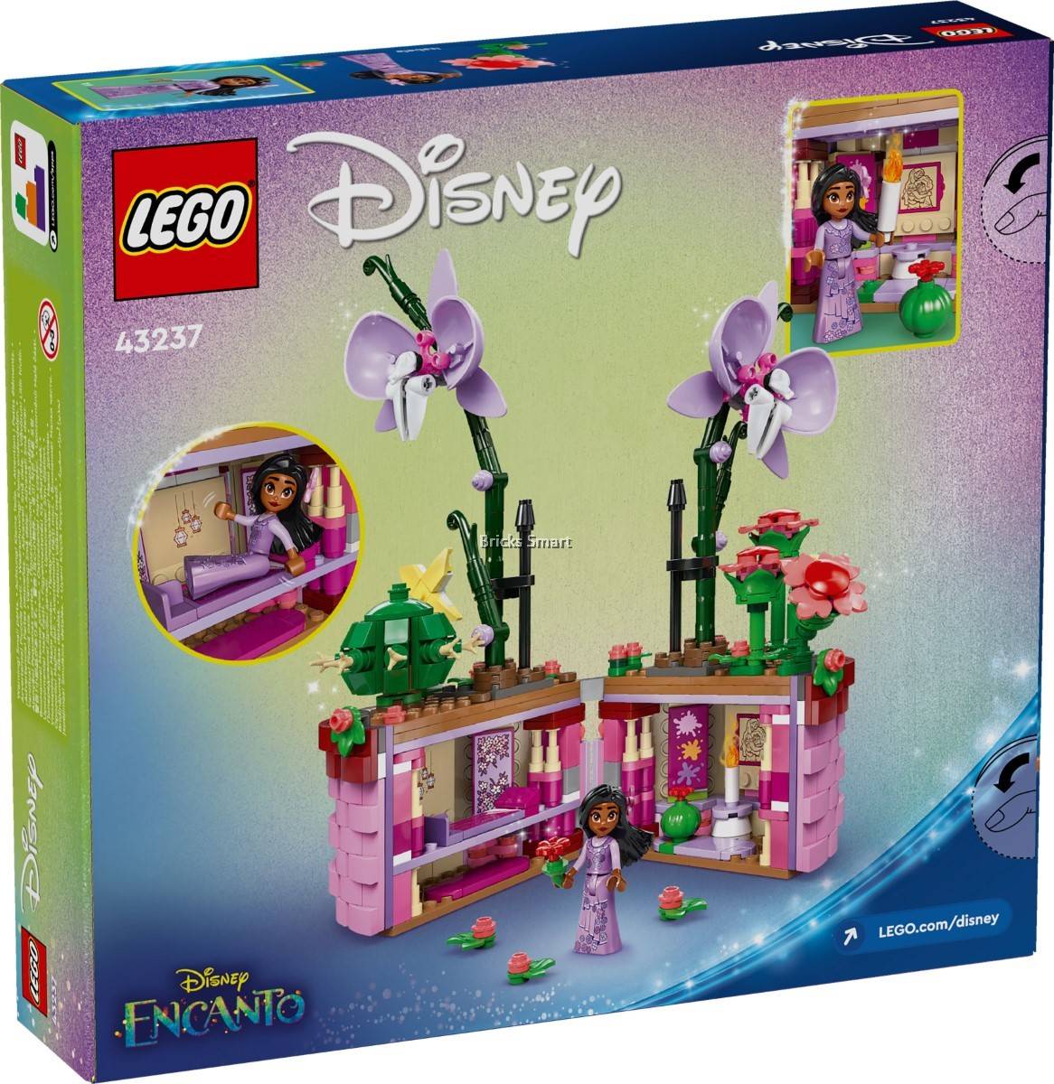 LEGO 43237 Disney Encanto Isabela’s Flowerpot Building Toy Set