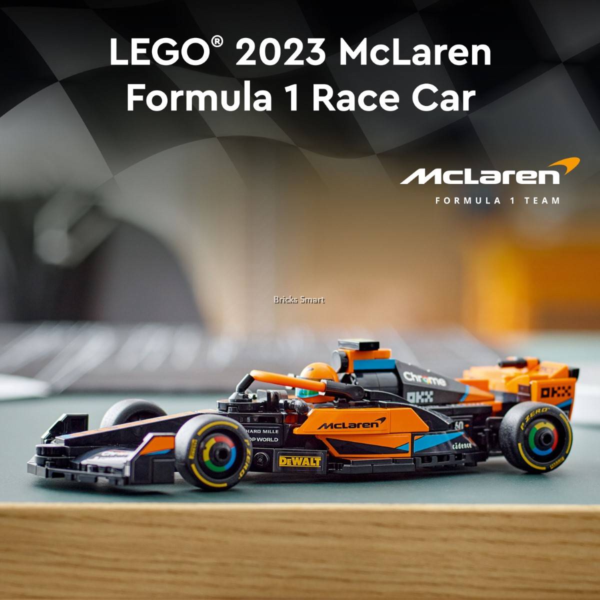 LEGO 76919 Speed Champions 2023 McLaren Formula 1 Race Car Building Toy Set