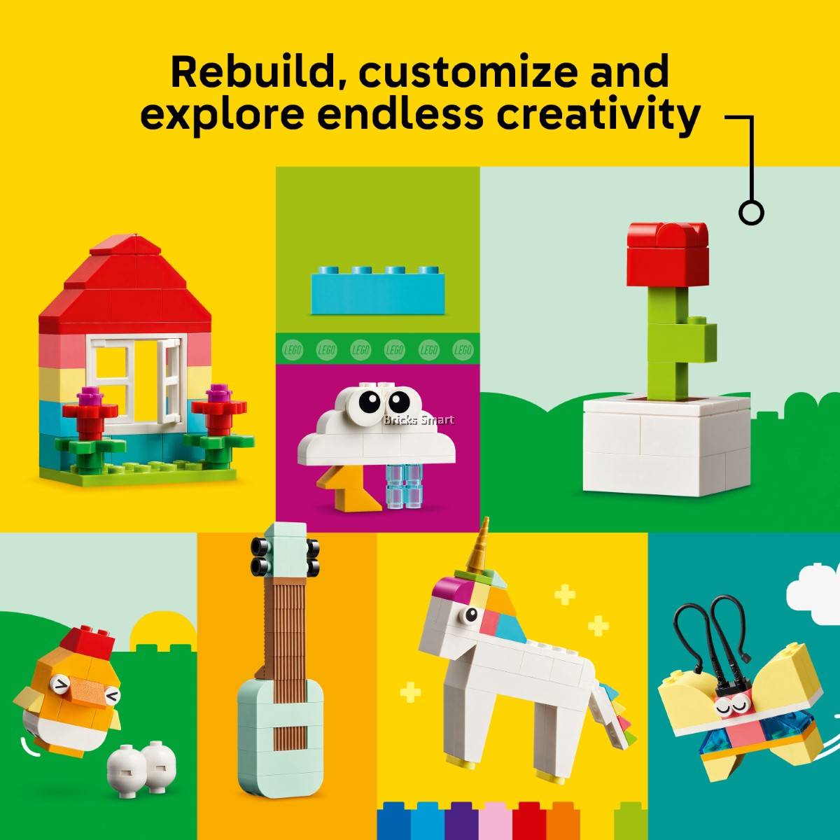 LEGO 11038 Classic Vibrant Creative Brick Box Toy Set