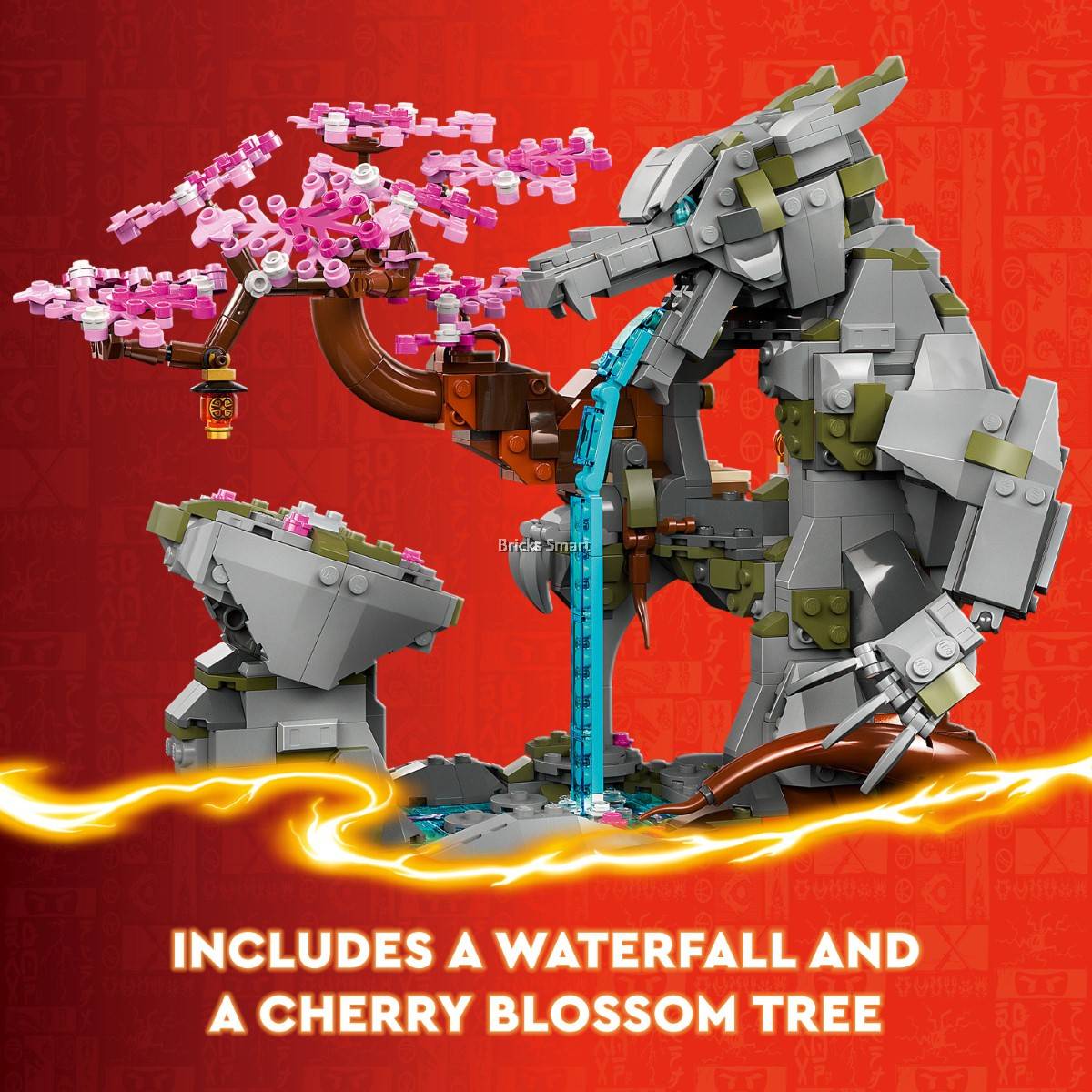 LEGO 71819 NINJAGO Dragon Stone Shrine Building Toy Set