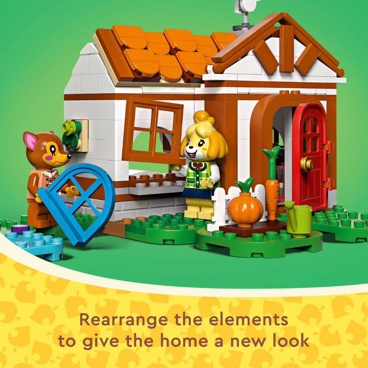 LEGO 77049 Animal Crossing Isabelle’s House Visit Building Toy Set