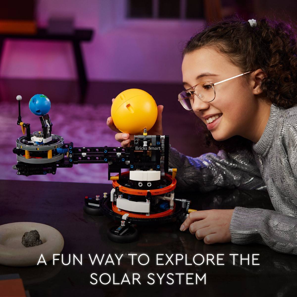 LEGO 42179 Technic Planet Earth and Moon in Orbit Building Toy Set