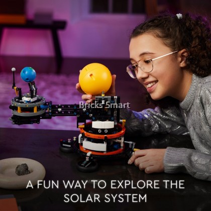 LEGO 42179 Technic Planet Earth and Moon in Orbit Building Toy Set