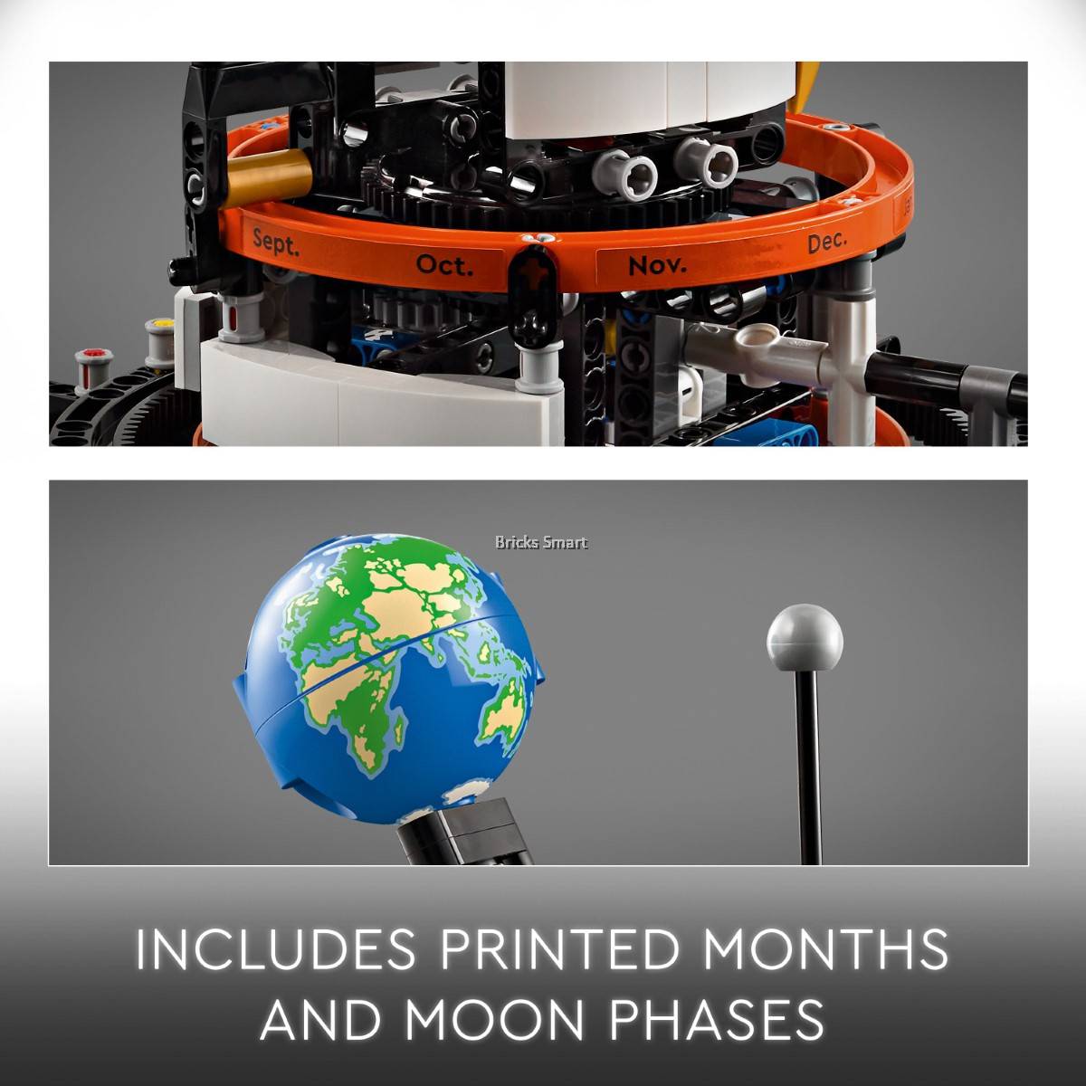 LEGO 42179 Technic Planet Earth and Moon in Orbit Building Toy Set