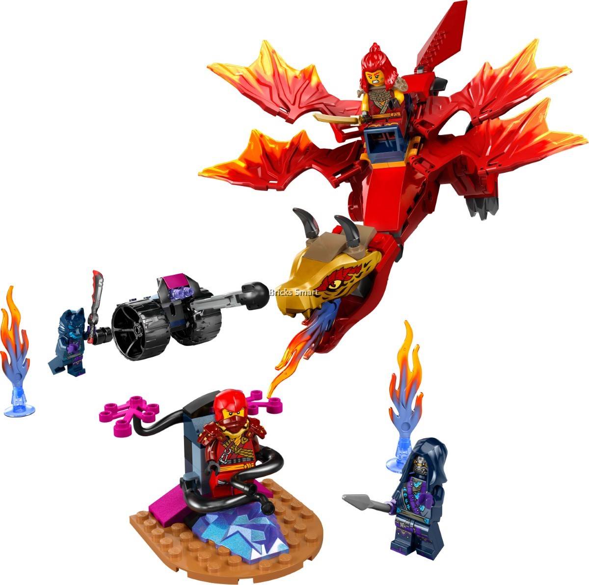 LEGO 71815 NINJAGO Kai’s Source Dragon Battle Building Toy Set