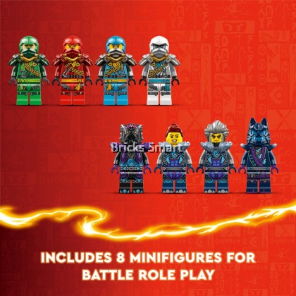 LEGO 71813 NINJAGO Wolf Mask Shadow Dojo Building Toy Set