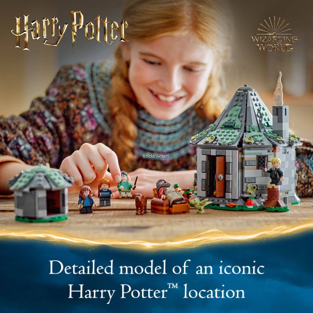 LEGO 76428 Harry Potter Hagrid’s Hut: An Unexpected Visit Building Toy Set