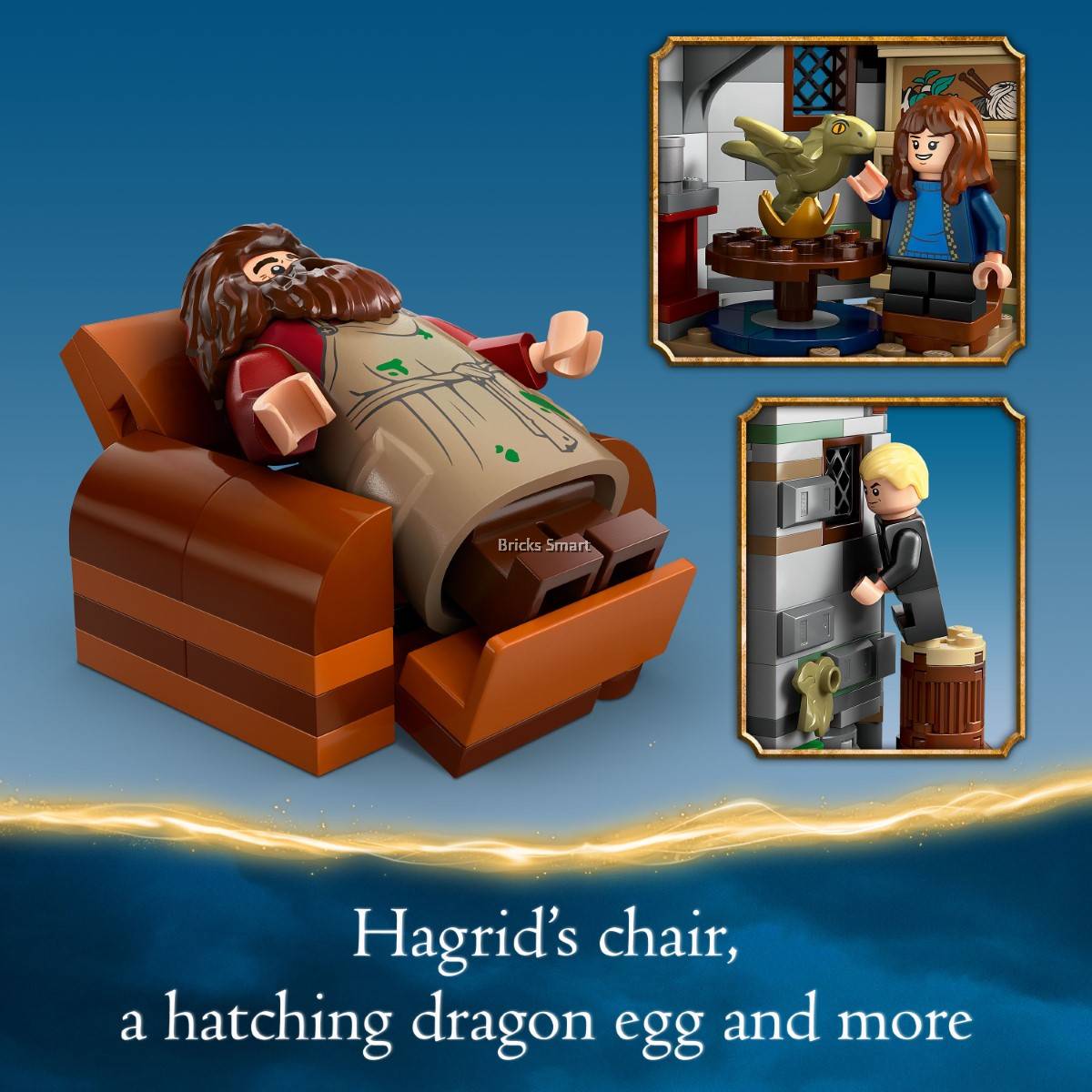 LEGO 76428 Harry Potter Hagrid’s Hut: An Unexpected Visit Building Toy Set