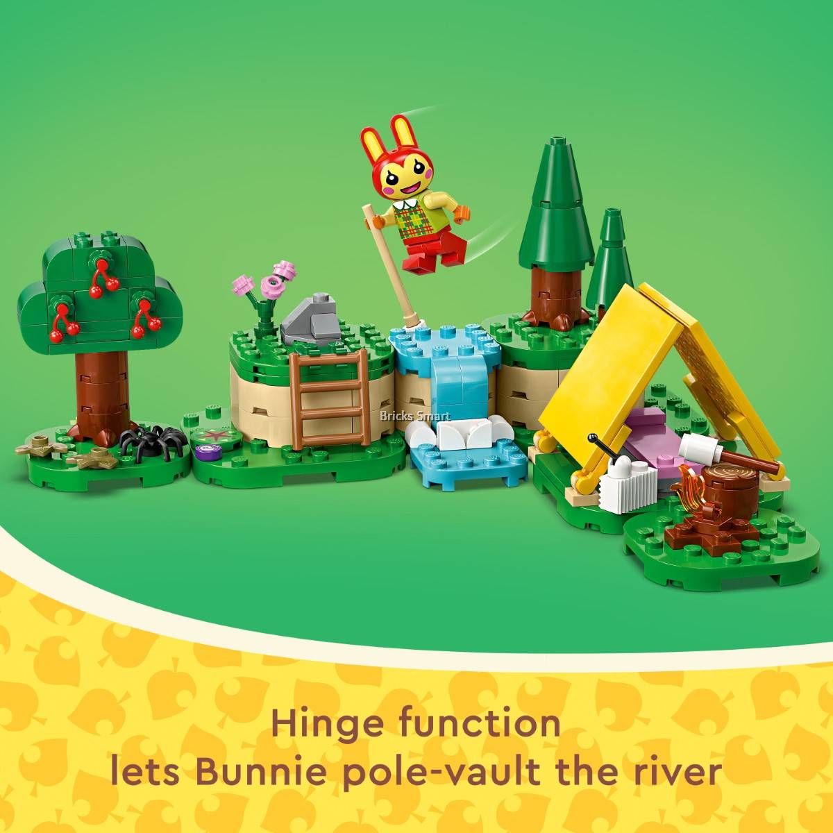 LEGO 77047 Animal Crossing Bunnie’s Outdoor Activities Building Toy Set