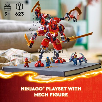 LEGO 71812 NINJAGO Kai’s Ninja Climber Mech Building Toy Set