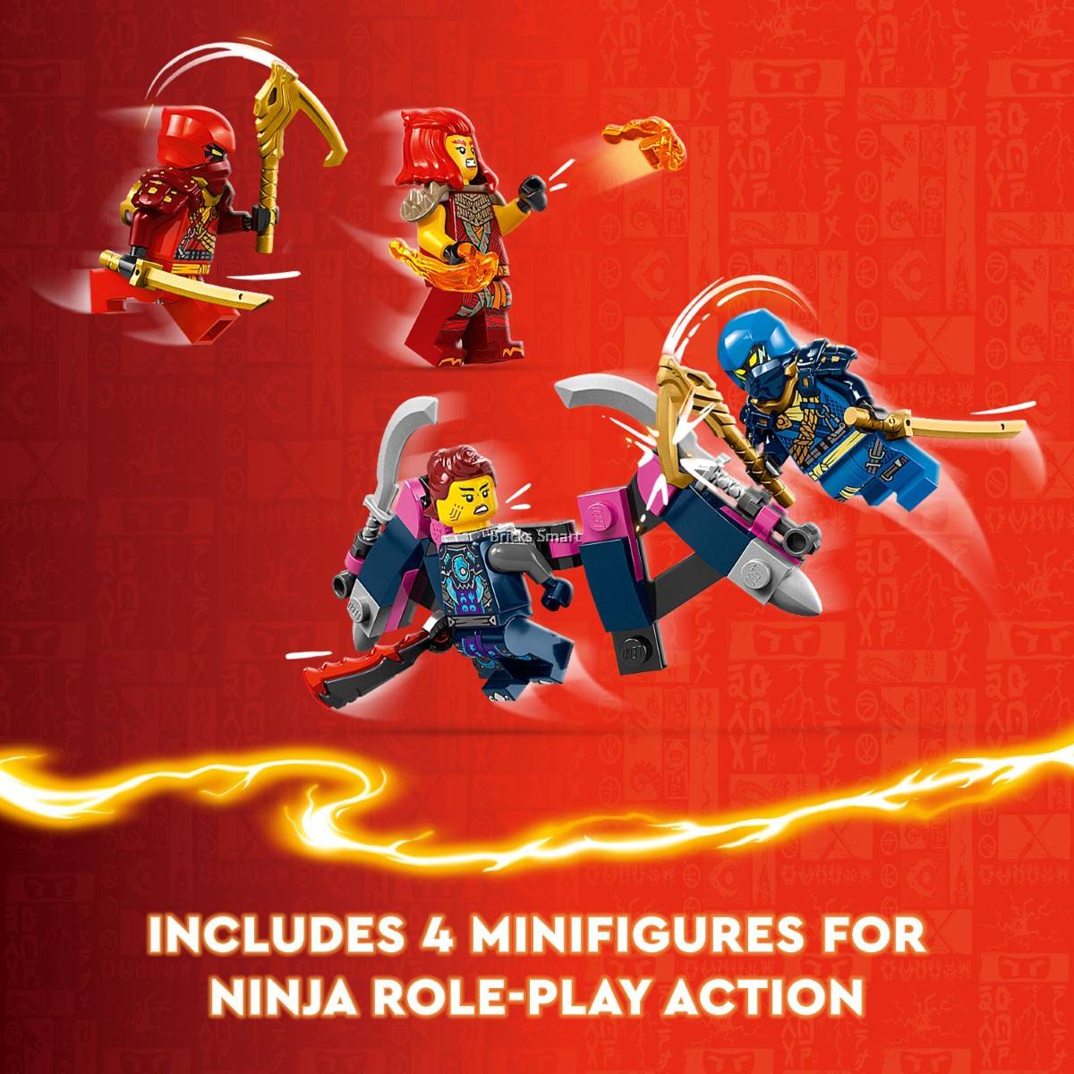 LEGO 71812 NINJAGO Kai’s Ninja Climber Mech Building Toy Set