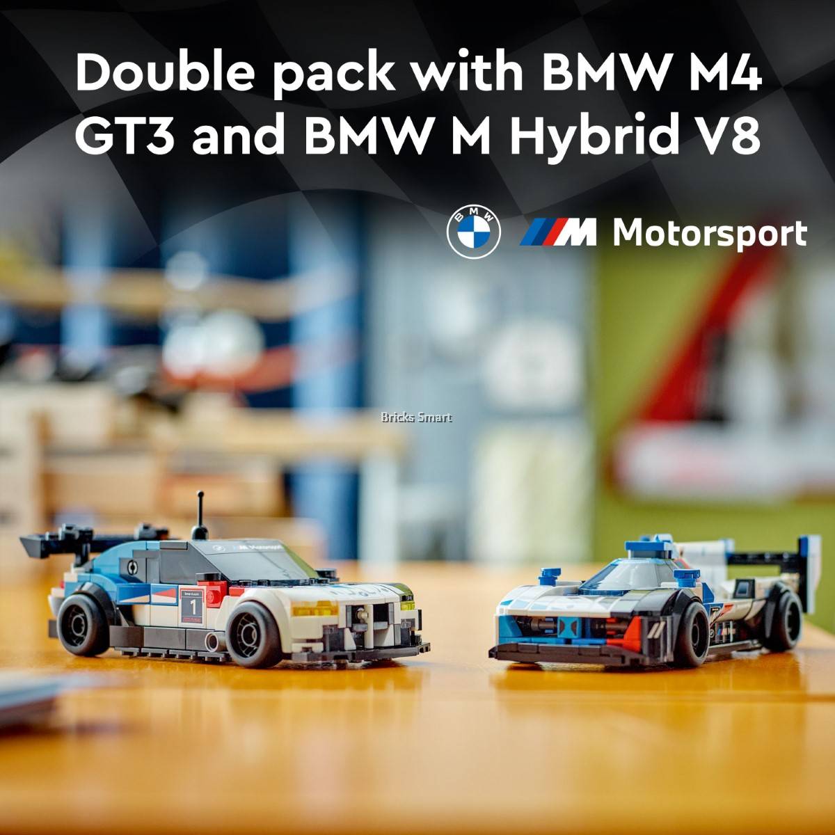 LEGO 76922 Speed Champions BMW M4 GT3 & BMW M Hybrid V8 Race Cars ...